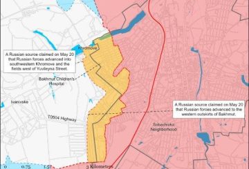 Bakhmut Battle Map Draft May 20,2023 – Analisi Difesa